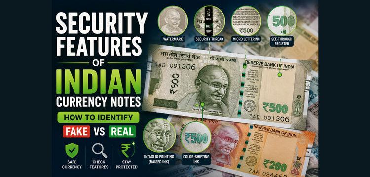 What are the security features to look for in Indian currency notes ...